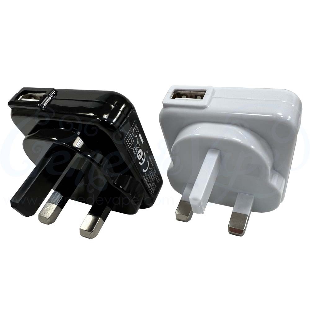 Veho 1000mA UK USB Charging Plug - Creme de Vape