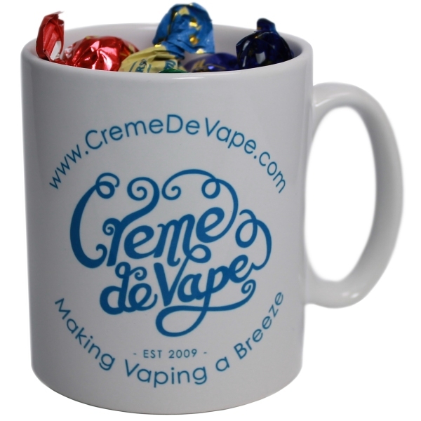 Crème de Vape Mug full of toffees - Creme de Vape