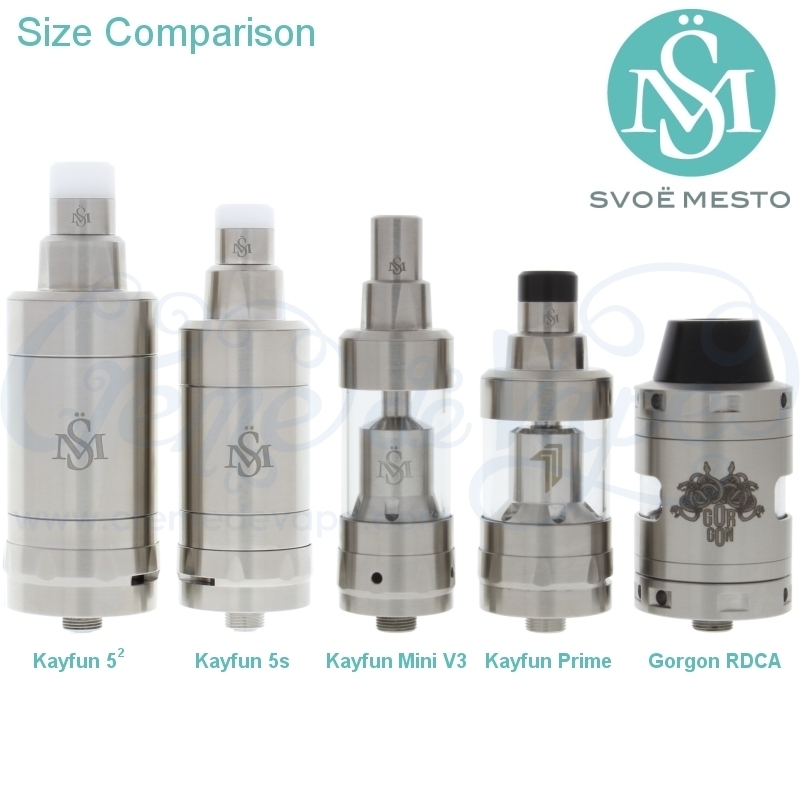 Svoemesto Kayfun 5 Squared RTA - Creme de Vape