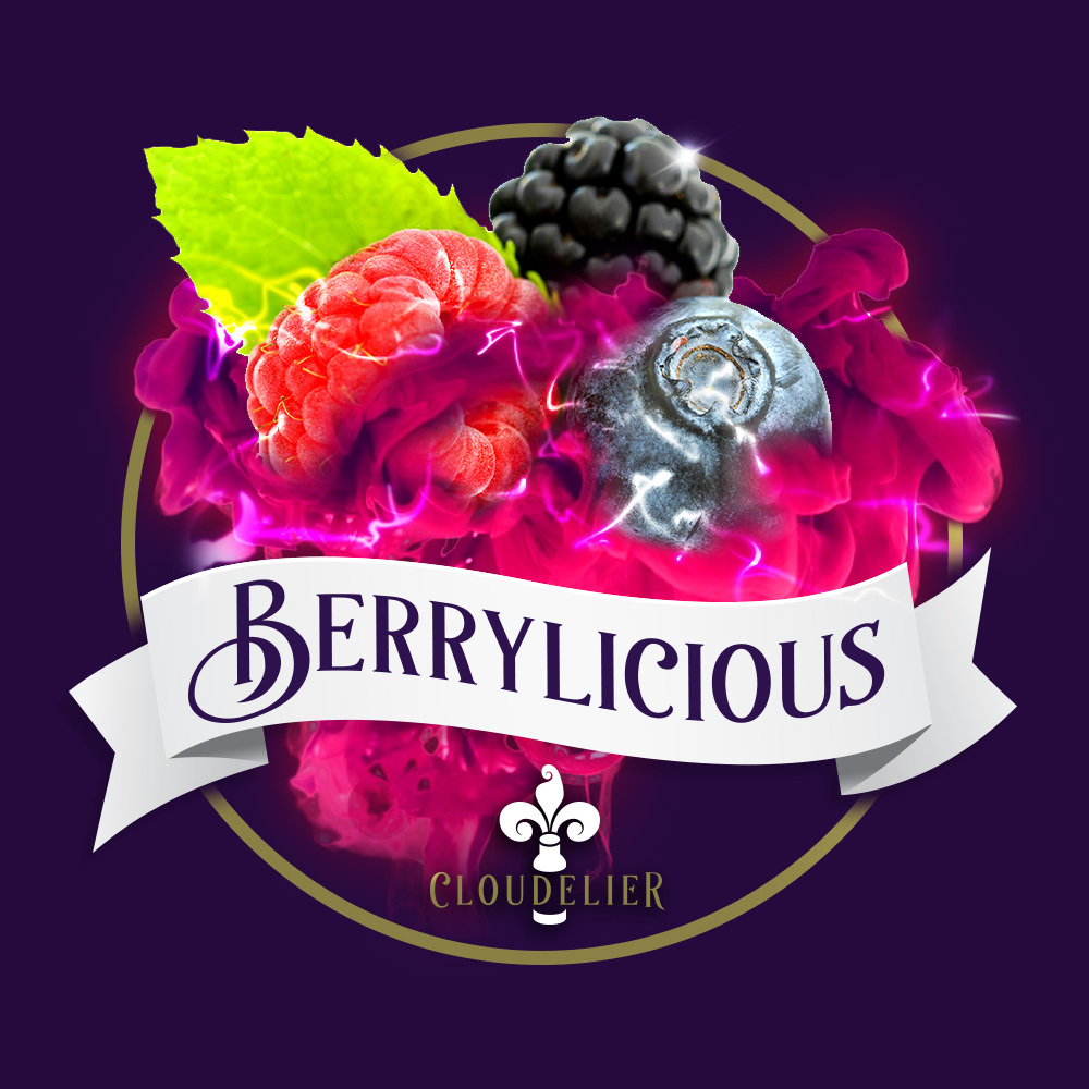 Cloudelier Berrylicious E-liquid 10ml - Creme de Vape