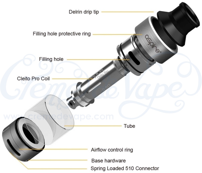 Aspire Cleito Pro Subtank - Creme de Vape