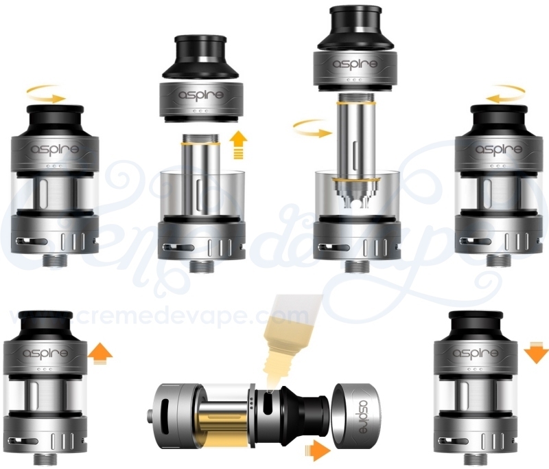 Aspire Cleito Pro Subtank - Creme de Vape