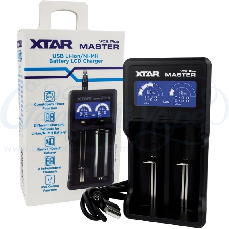 XTAR VC2 Plus Master USB Charger - Creme de Vape