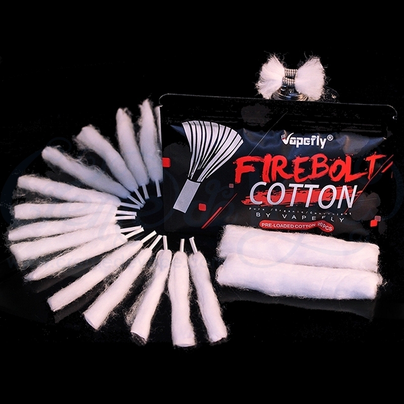 VapeFly Firebolt agleted organic cotton - Creme de Vape