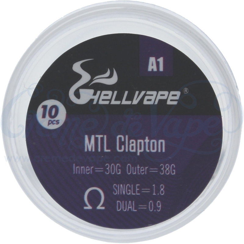Hellvape Kanthal MTL Clapton coils - 10pk - Creme de Vape