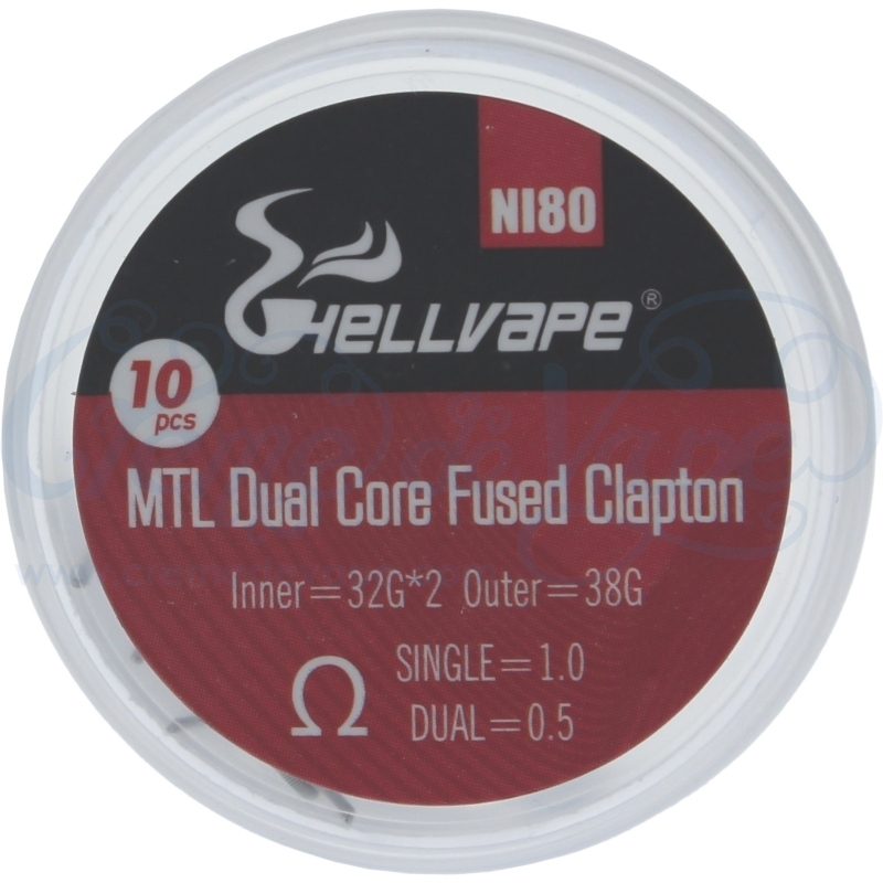Hellvape Ni80 MTL Clapton coils - 10pk - Creme de Vape