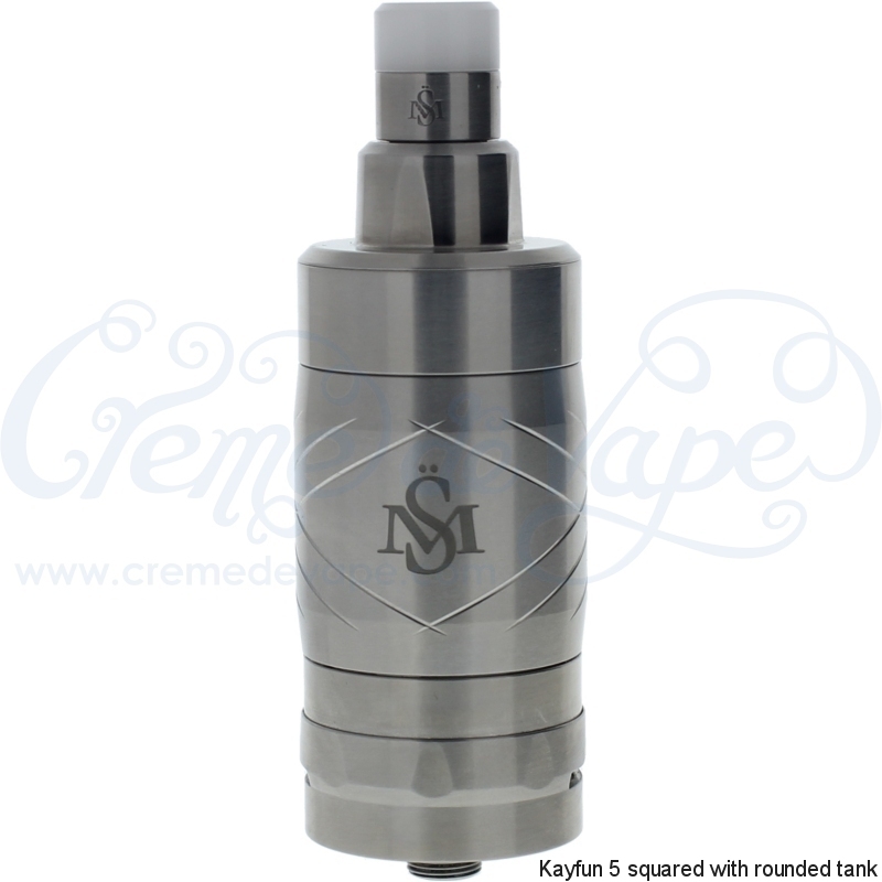Kayfun 5 Squared rounded tank by Svoemesto - Creme de Vape