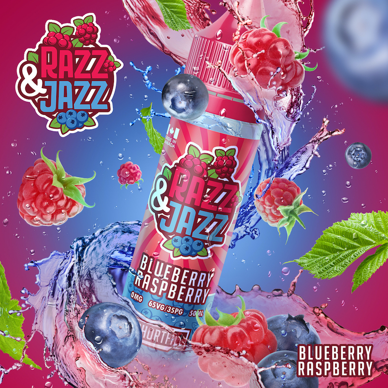 Blue Raspberry by Razz & Jazz - 50ml Shortfill