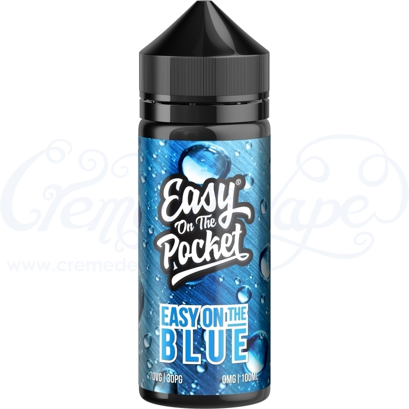 Easy on the Blue - Blue Raspberry Slush - 100ml Shortfill - Creme de Vape
