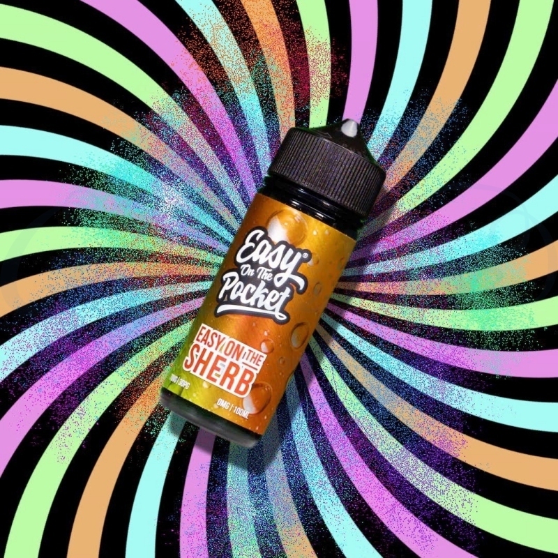 Easy on the Sherb - Rainbow Sherbet - 100ml Shortfill - Creme de Vape