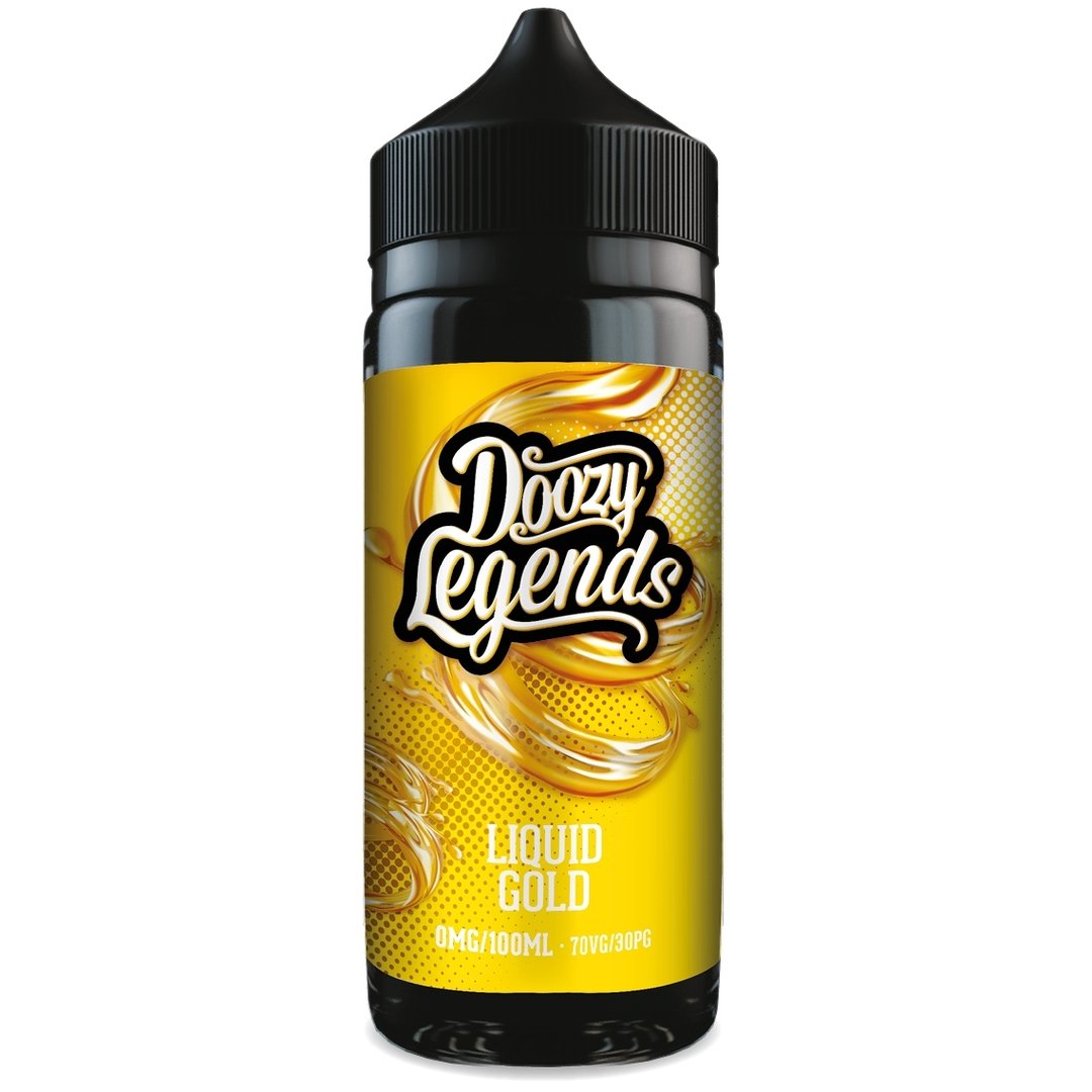 Liquid Gold by Doozy Legends - 100ml Shortfill - Creme de Vape