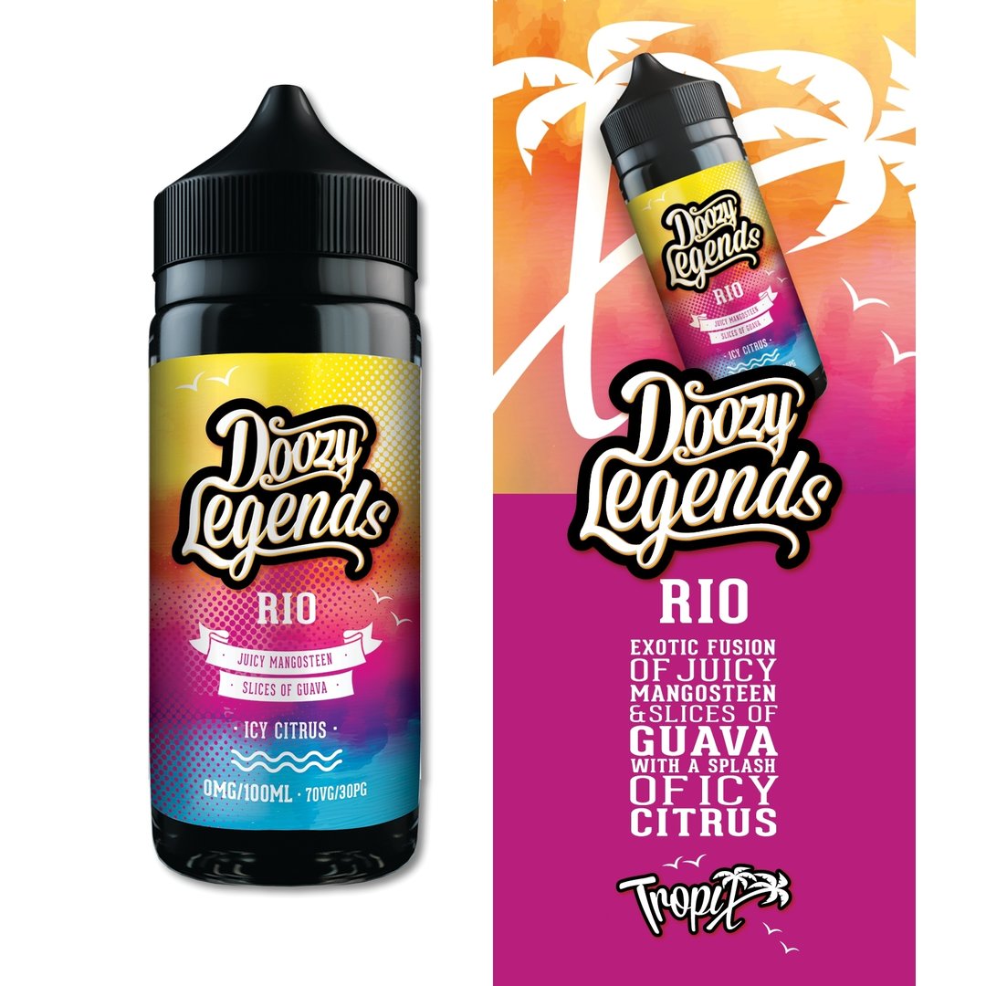 Rio by Doozy Legends - 100ml Shortfill - Creme de Vape
