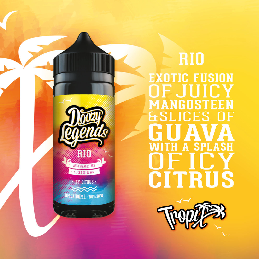 Rio by Doozy Legends - 100ml Shortfill - Creme de Vape