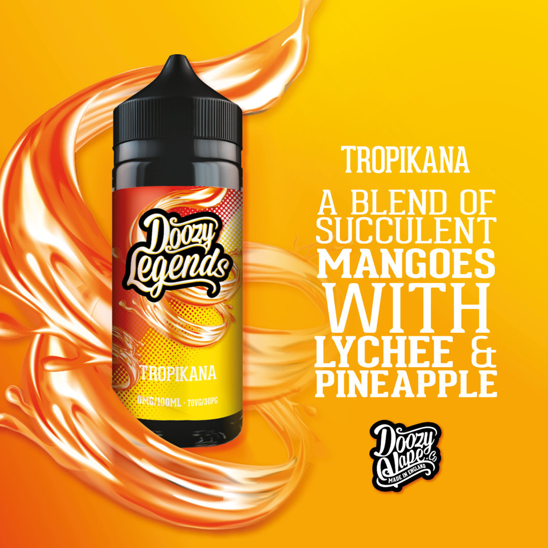 Tropikana by Doozy Legends - 100ml Shortfill - Creme de Vape