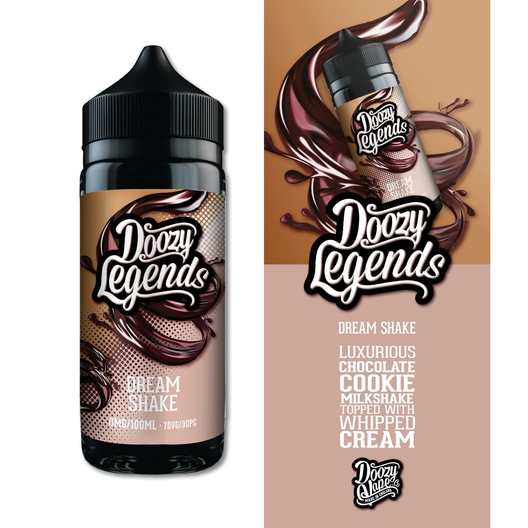 Dream Shake by Doozy Legends - 100ml Shortfill - Creme de Vape