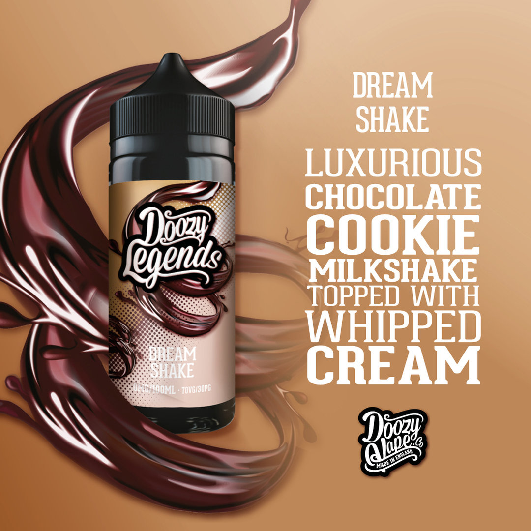 Dream Shake by Doozy Legends - 100ml Shortfill - Creme de Vape