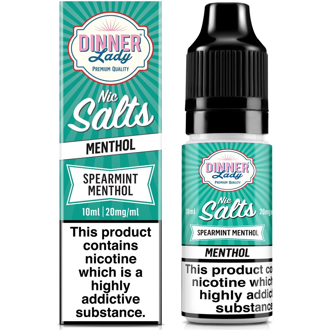 Spearmint Menthol Nic Salt by Dinner Lady - Creme de Vape