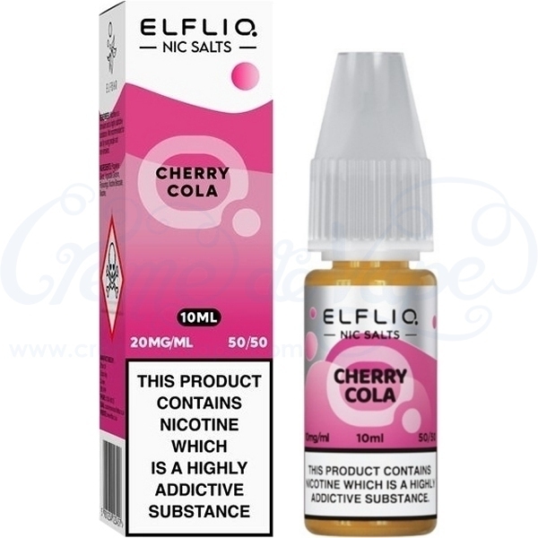 Cherry Cola ELFLIQ Nic Salts e-liquid by Elfbar - Creme de Vape