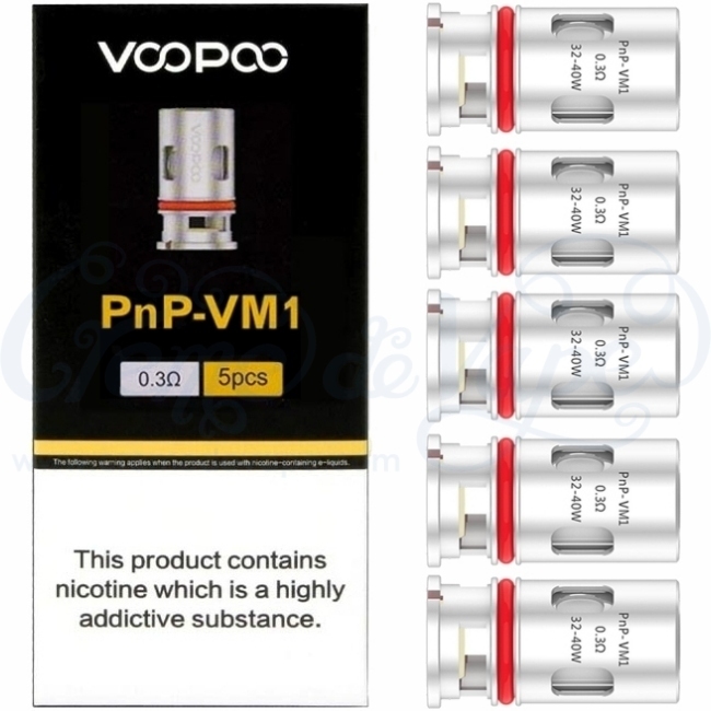 VooPoo PnP Coils - 5pk - Creme de Vape