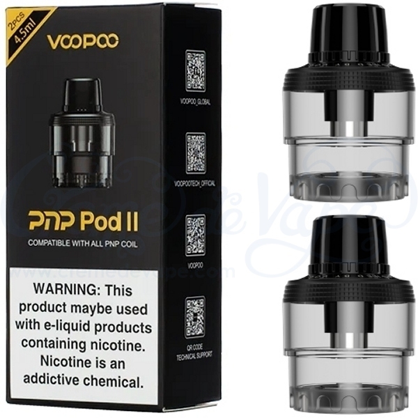 VooPoo Spare PnP Pod II - 2pk - Creme de Vape
