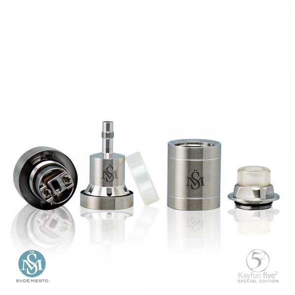 Svoemesto Kayfun 5 Squared Special Edition RTA - Creme de Vape