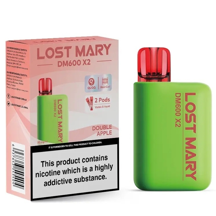 Lost Mary DM600 X2 Disposable Vape | Creme de Vape