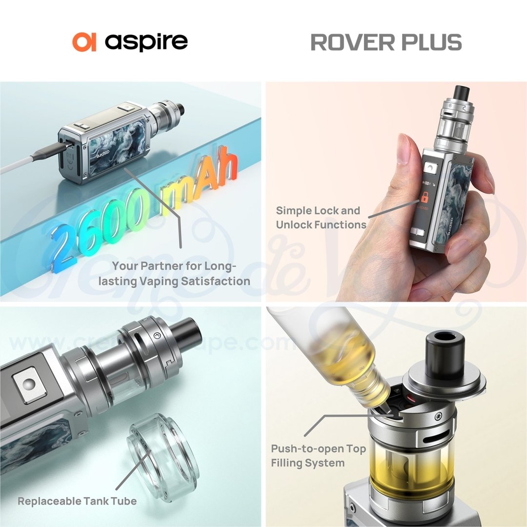 Aspire Rover Plus / AF Tank Kit - Creme de Vape