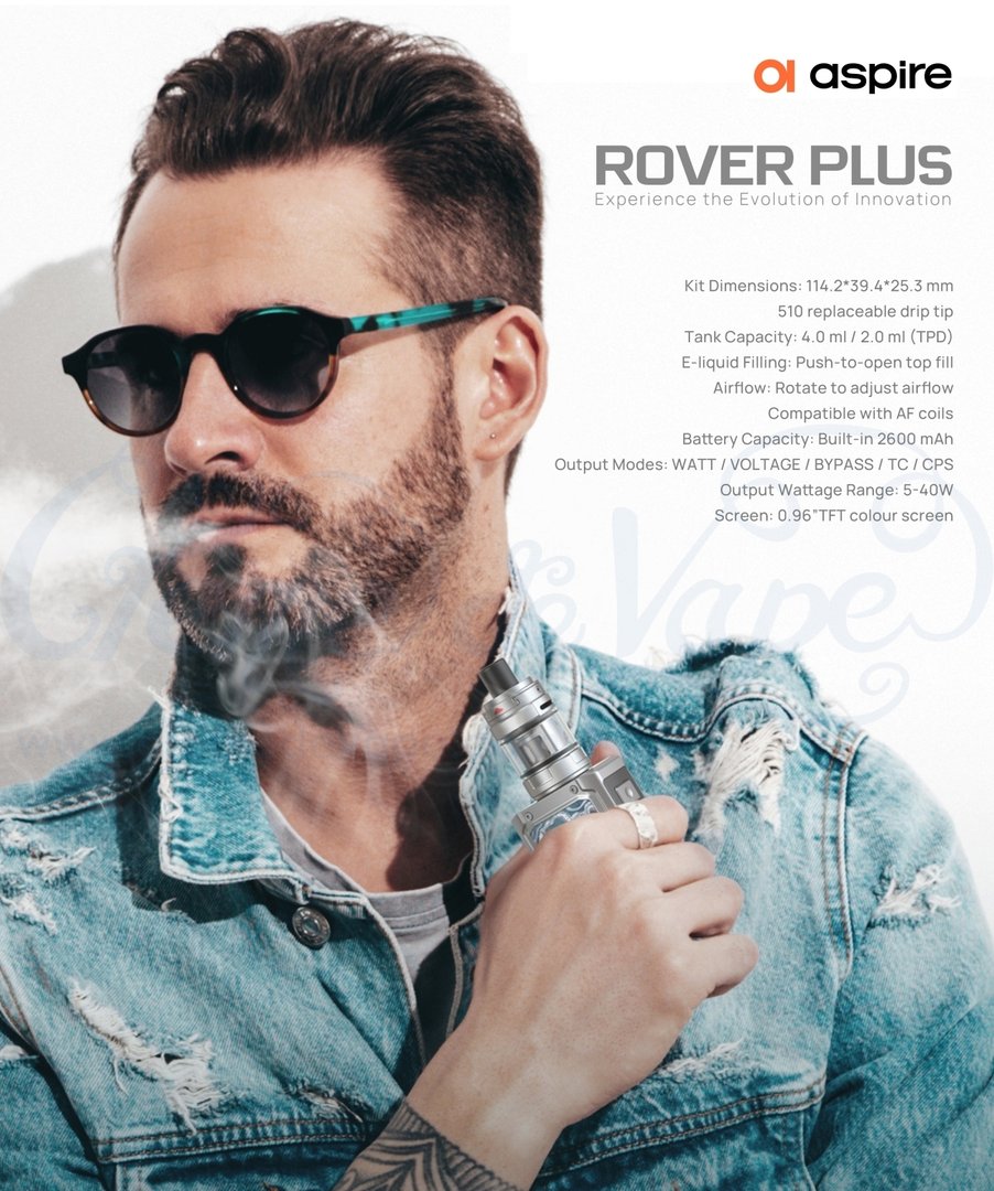 Aspire Rover Plus / AF Tank Kit - Creme de Vape