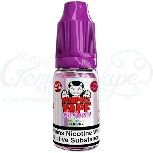 Pinkman Cherry Nic Salt e-liquid by Vampire Vape - Creme de Vape