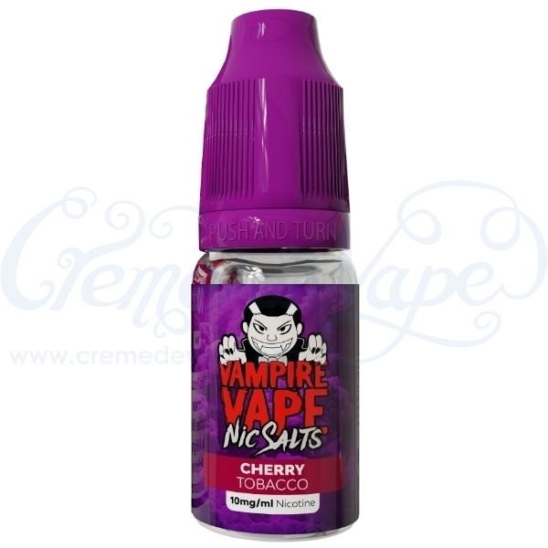 Cherry Tobacco Nic Salt e-liquid by Vampire Vape - Creme de Vape