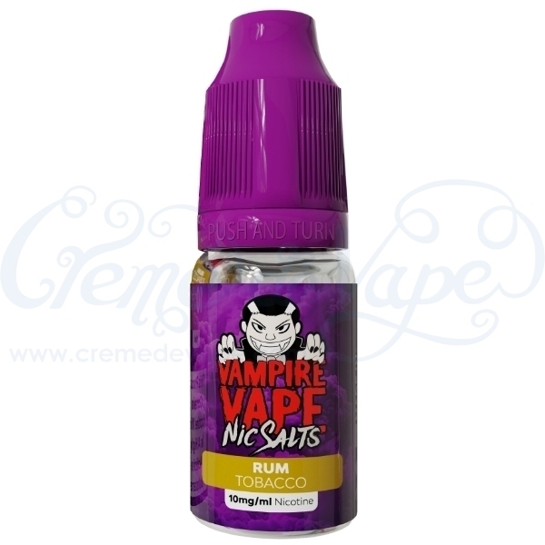 Rum Tobacco Nic Salt e-liquid by Vampire Vape - Creme de Vape